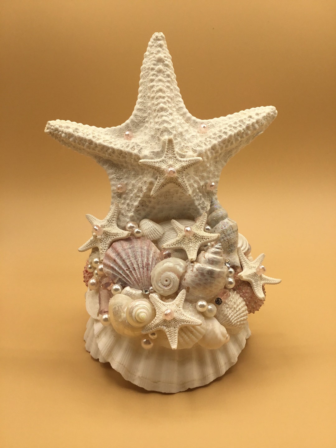 Starfish Cake Topper / Coastal Wedding Cake / Beach Cake Topper / - Etsy