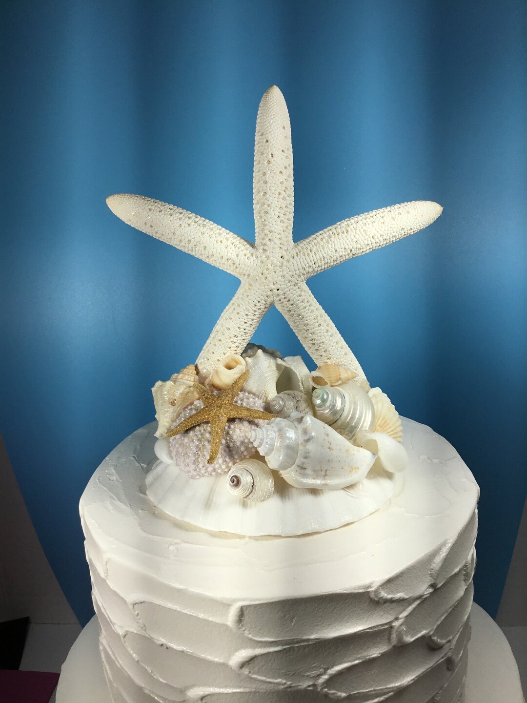 Starfish Cake Topper/ Beach Themed Topper/ Destination Wedding - Etsy