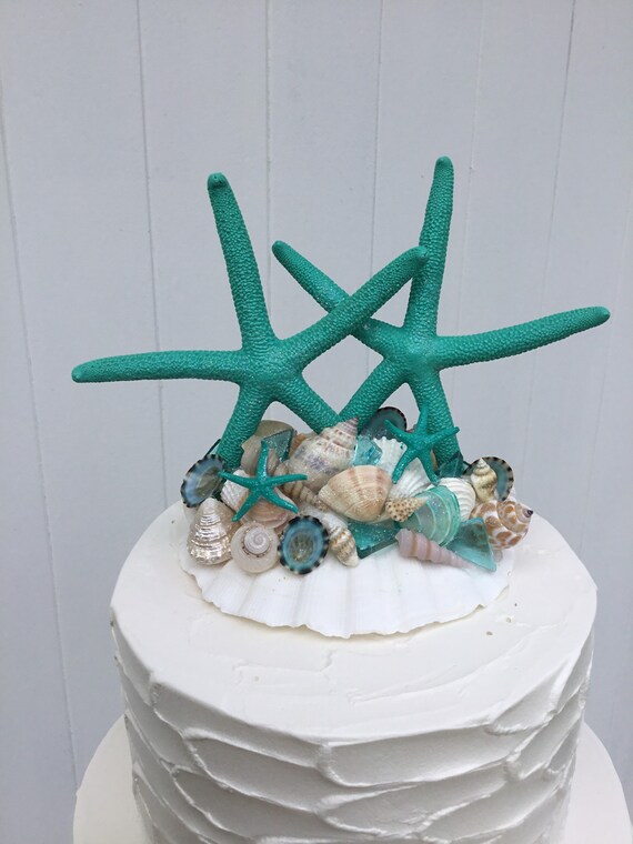 Beach Wedding Cake Toppers Starfish