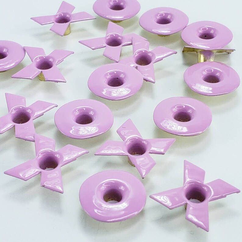 20 Valentine Eyelets Pink Xs Os 3/16" Hugs Kisses Embellishments Junk ...
