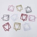 10 Heart Shaped Paper Clips Fasteners Clip 5 Clrs Heart Love Valentine ...