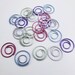 20 Spiral Paper Clips Scrapbooking 5 Pearl Colors Decorative Spirals ...
