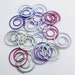 20 Spiral Paper Clips Scrapbooking 5 Pearl Colors Decorative Spirals ...