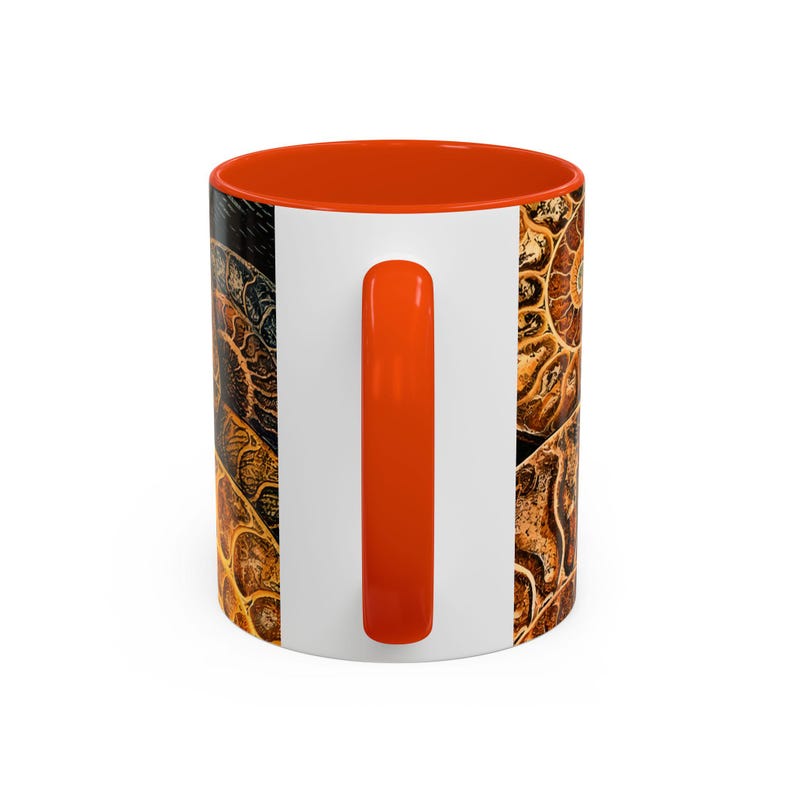 Golden Ammonite Shells Mug | Ceramic Coffee Cup - Etsy