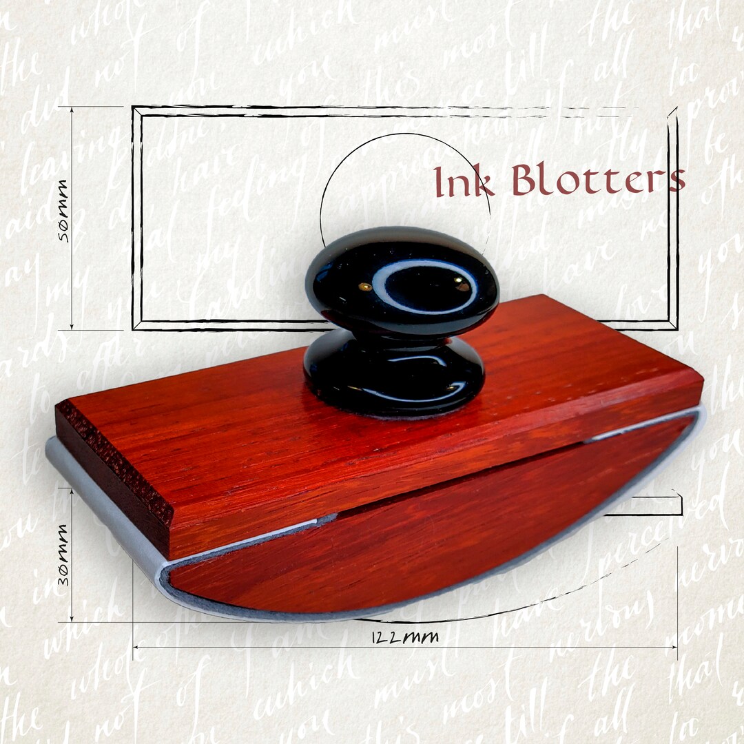 Handmade Ink Blotter With Ceramic Handle - Etsy UK
