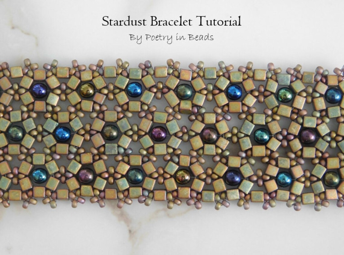 Beading Tutorial Stardust Bracelet Tutorial Jewelry - Etsy
