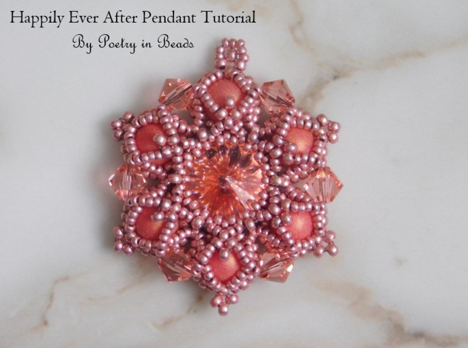 2 Beading Tutorials, Happily Ever After and Once Upon a Time Pendant ...