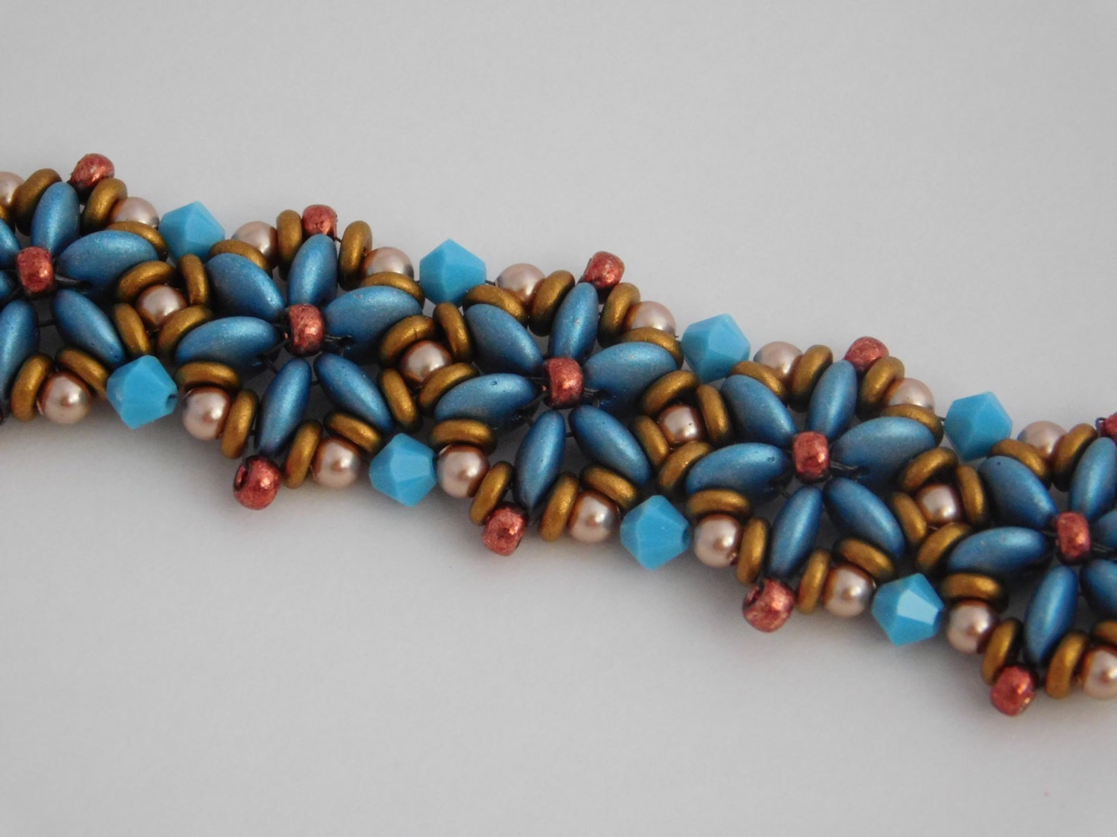 Bead Daisy Bracelet Tutorial Instructions Pattern Jewelry