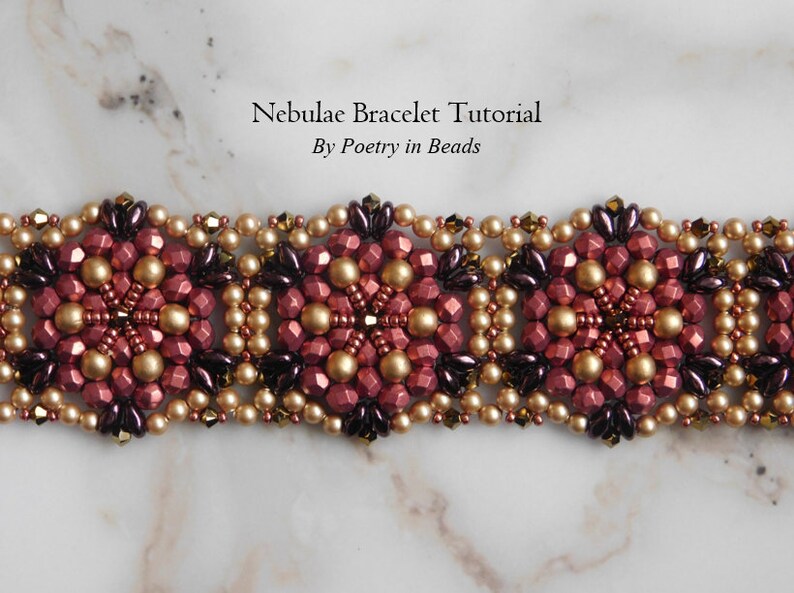 Beaded Bracelet Tutorial Nebulae Bracelet Tutorial Beading - Etsy