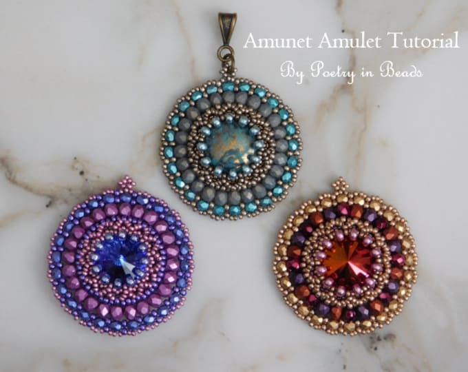 Beaded Jewelry Tutorial, Highland Lace Pendant Tutorial, Beading ...
