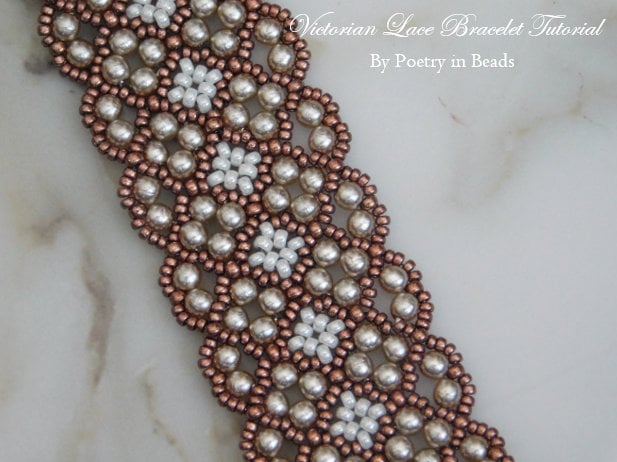 Beaded Jewelry Tutorial Victorian Lace Bracelet Tutorial - Etsy
