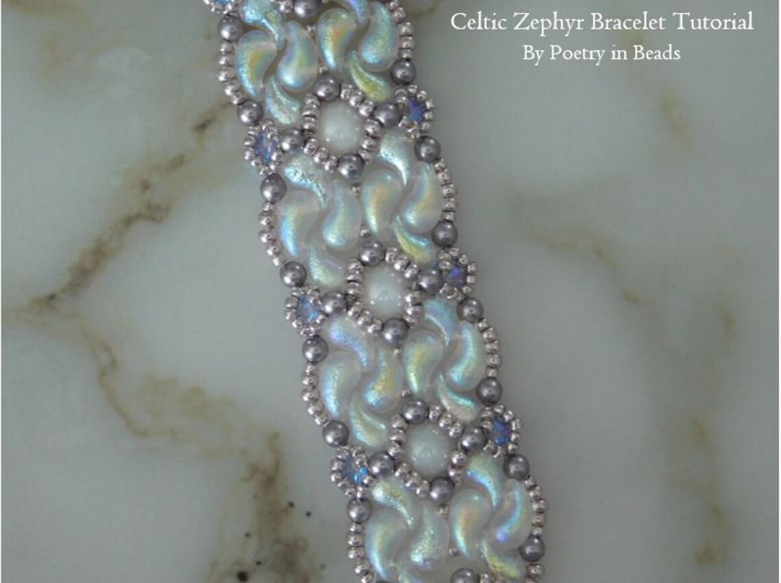 Beading Bracelet Tutorial Bracelet Pattern Celtic Zephyr - Etsy
