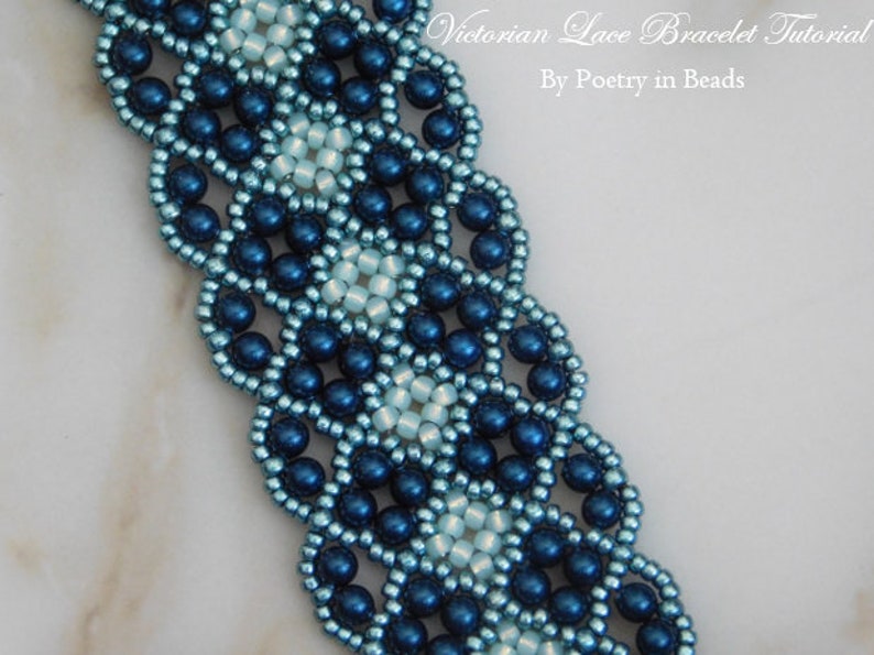 Beaded Jewelry Tutorial Victorian Lace Bracelet Tutorial - Etsy