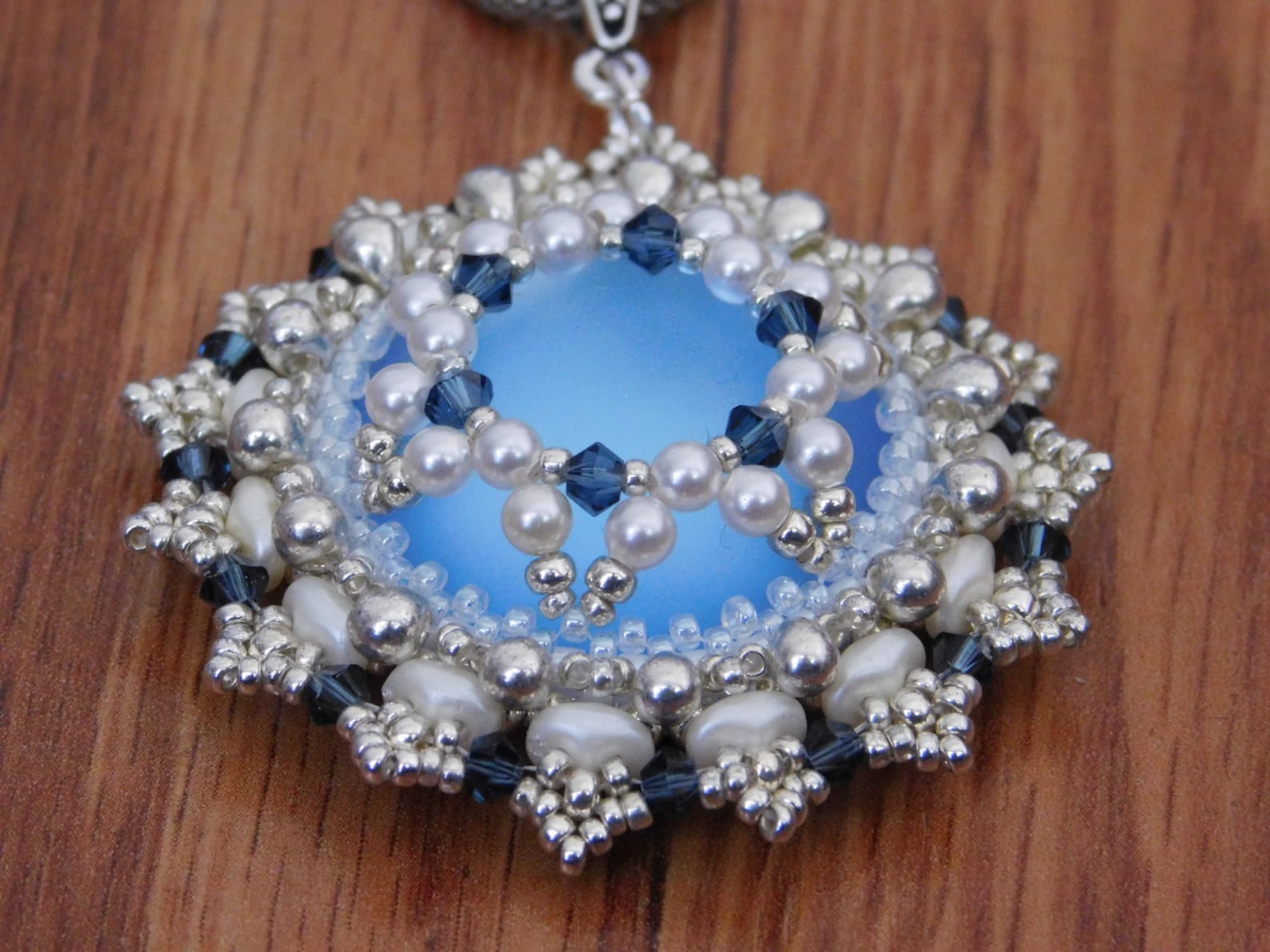 Bead Pendant Tutorial Pattern Instructions Beadweaving - Etsy