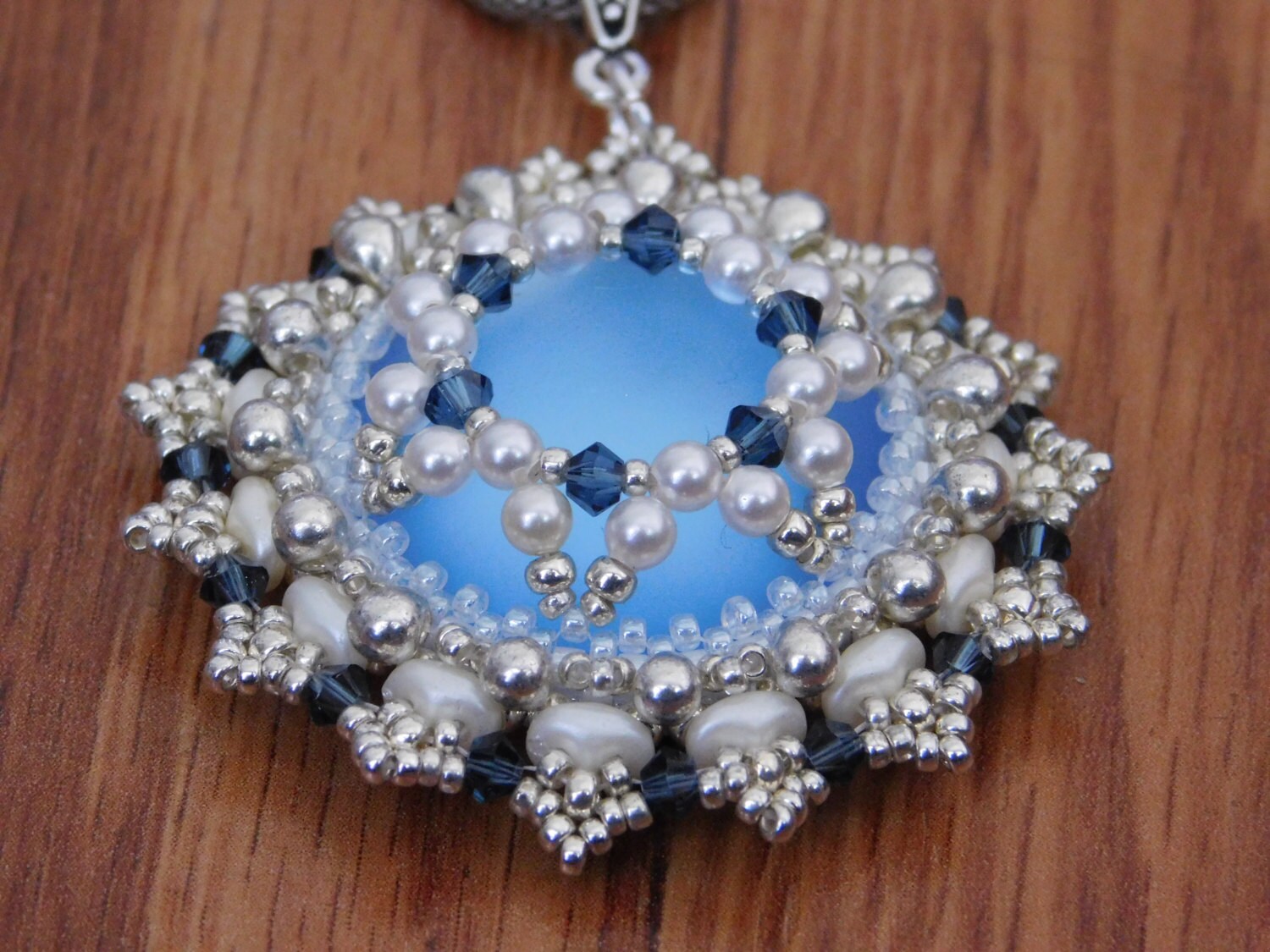 Bead Pendant Tutorial Pattern Instructions Beadweaving - Etsy