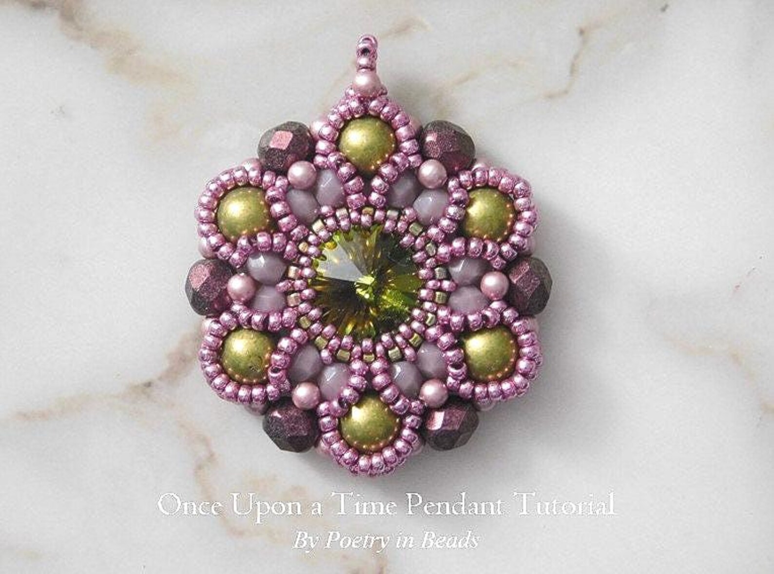 2 Beading Tutorials, Happily Ever After and Once Upon a Time Pendant ...