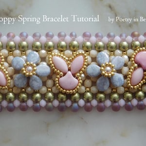 Beading Tutorial, Hoppy Spring Bracelet, Beading Bracelet Pattern ...