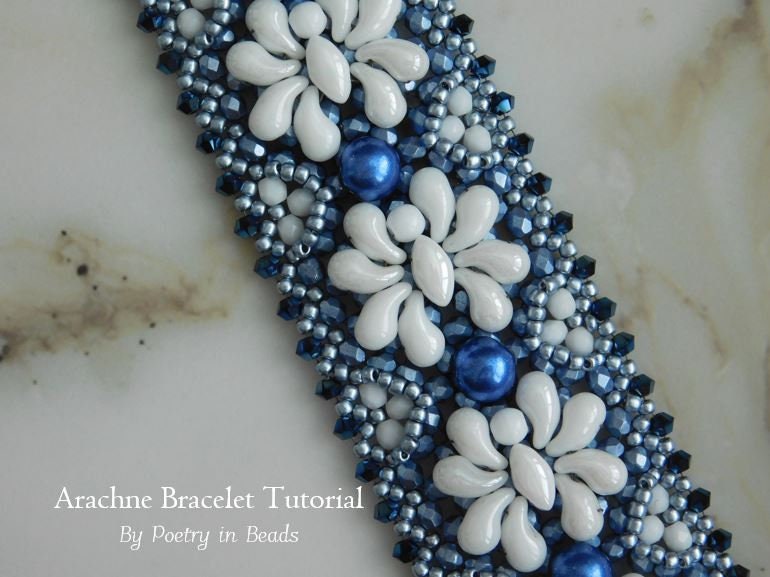 Beading Tutorial Arachne Bracelet Tutorial Spider Jewelry - Etsy