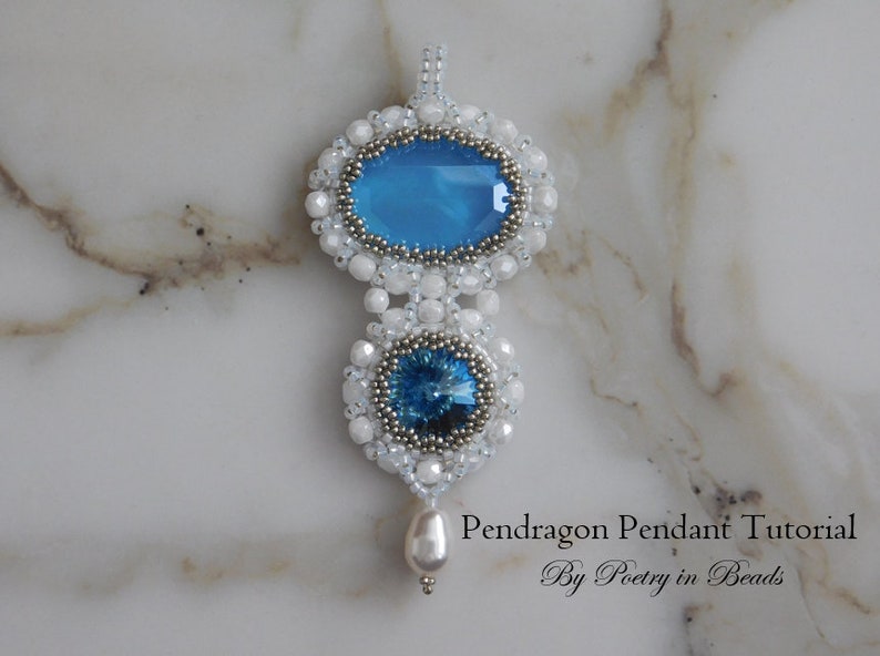 Jewelry Making Tutorial, Pendragon Pendant Tutorial, Beading Pattern ...