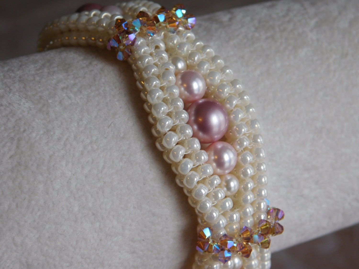 Beaded Bracelet Tutorial Emma Bracelet Tutorial | Etsy