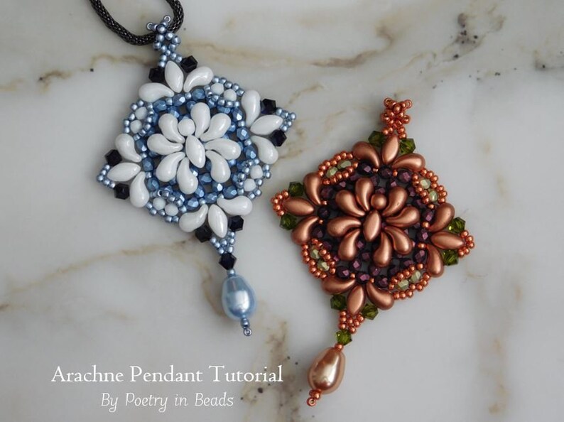 4 Beading Tutorials Tutorial Collection Arachne Tutorials - Etsy