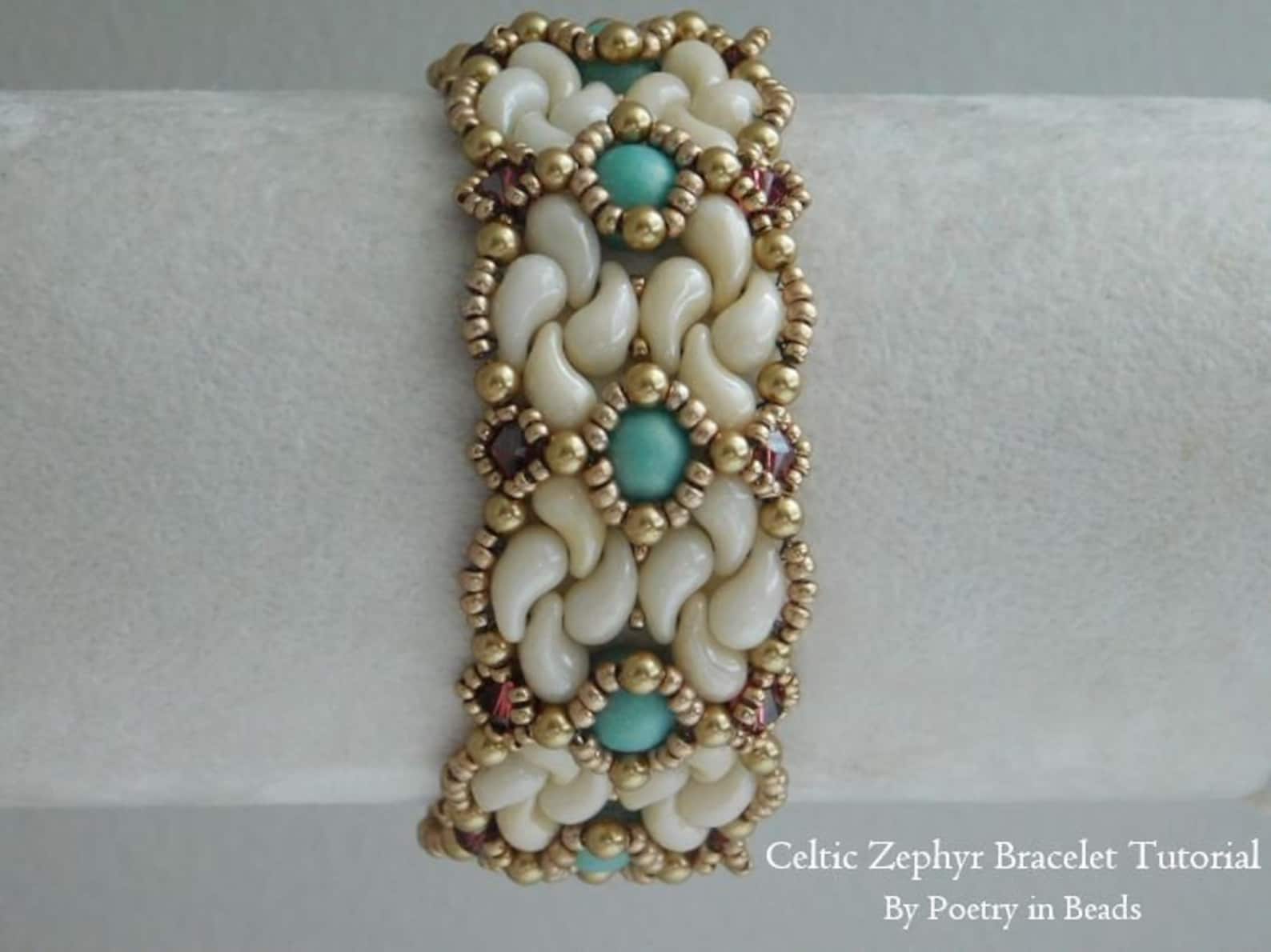 Beading Bracelet Tutorial Bracelet Pattern Celtic Zephyr - Etsy