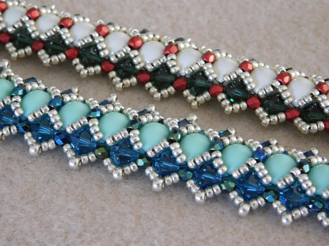 Beaded Bracelet Tutorial Pattern Instructions Beadweaving - Etsy