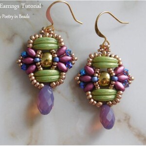 Free! Earring Tutorial With Bracelet Tutorial, Beading Pattern ...