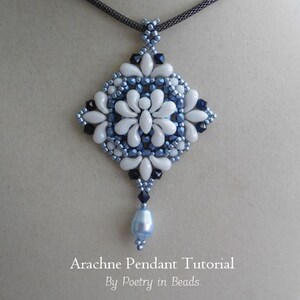2 Beading Tutorials, Arachne Collection, Bracelet and Pendant Tutorials, Spider Jewelry ...