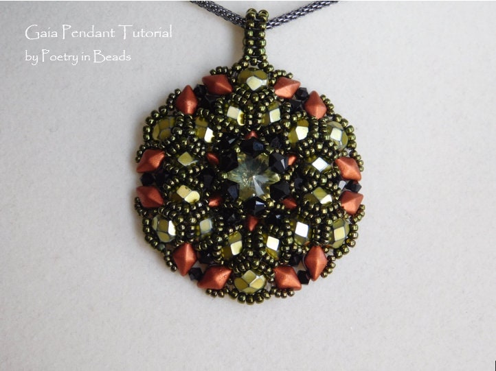 3 Gaia Tutorials, Beaded Pendant Tutorial, Bead Bracelet Tutorial ...