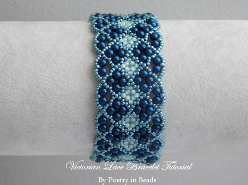Beaded Jewelry Tutorial Victorian Lace Bracelet Tutorial - Etsy