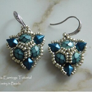 3 Gaia Tutorials, Beaded Pendant Tutorial, Bead Bracelet Tutorial, Beading Earring Tutorial ...