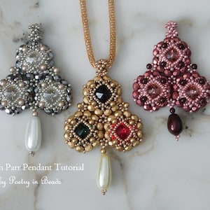 Beaded Jewelry Tutorial, Kateryn Parr Pendant Tutorial, Tudor Jewelry ...