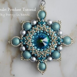 Beading Tutorial, Capulet Pendant Tutorial, Beading Pattern ...