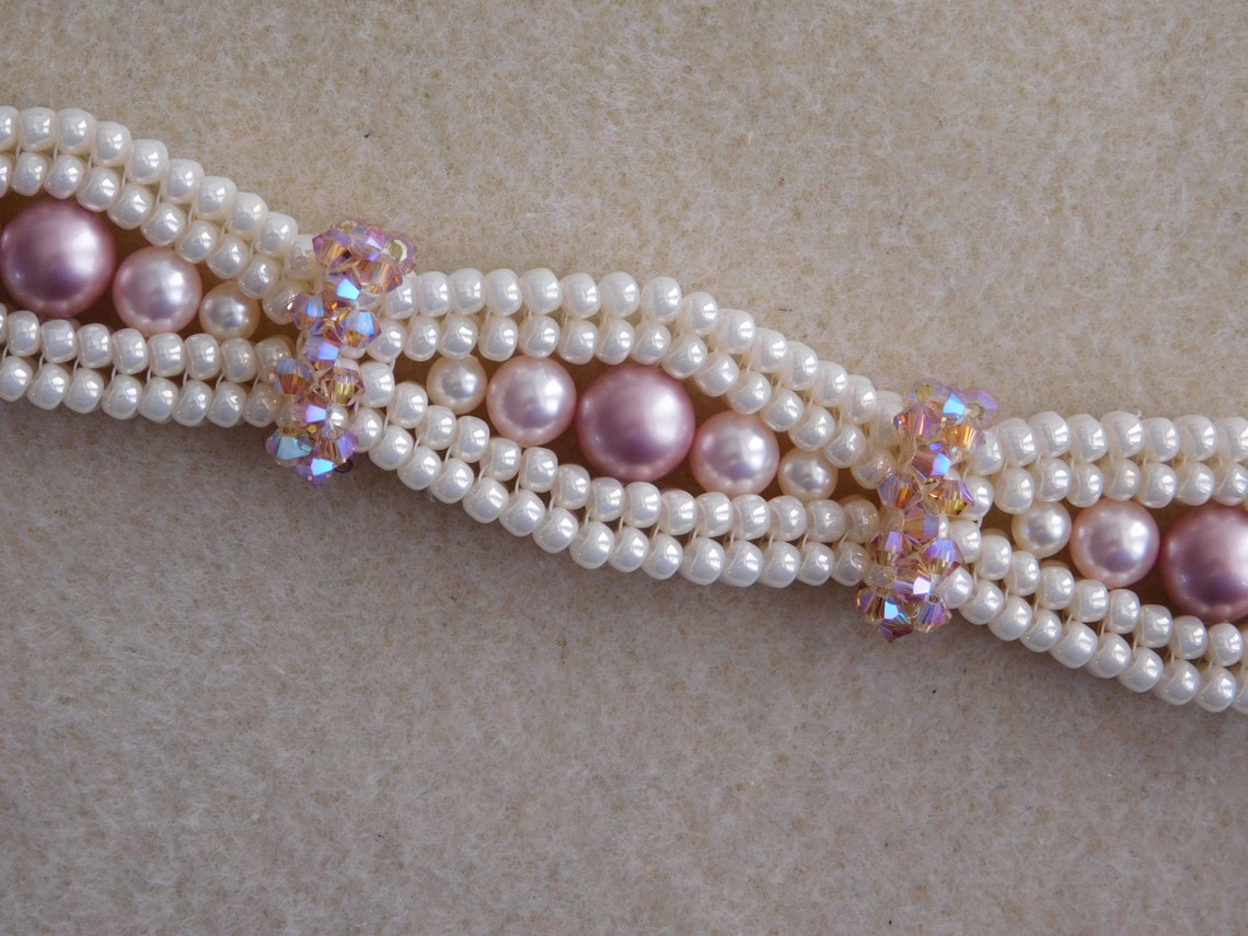 Beaded Bracelet Tutorial Emma Bracelet Tutorial | Etsy