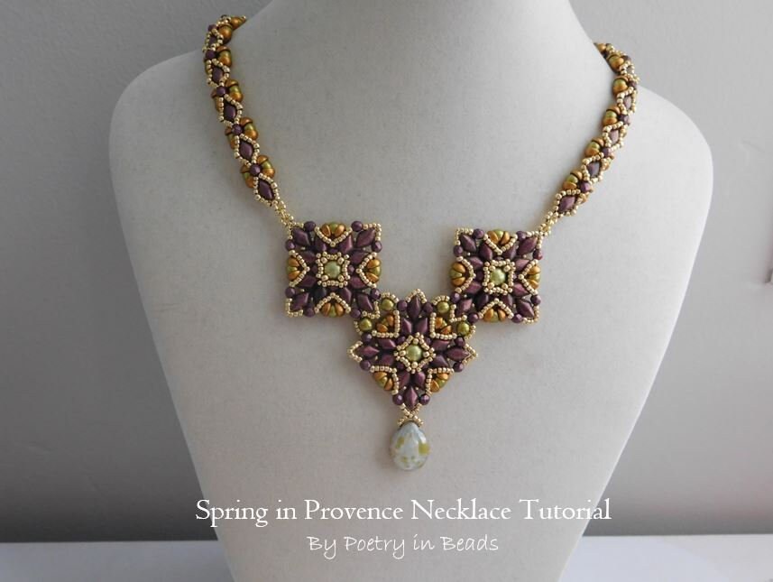 2 Beading Tutorials Spring in Provence Bracelet Tutorial | Etsy