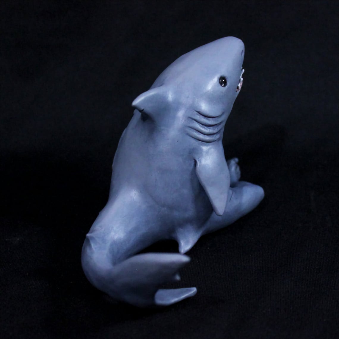 Great little White Shark Hand Made Clay OOAK Sculpture - Etsy
