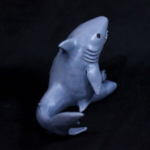 Great little White Shark Hand Made Clay OOAK Sculpture - Etsy