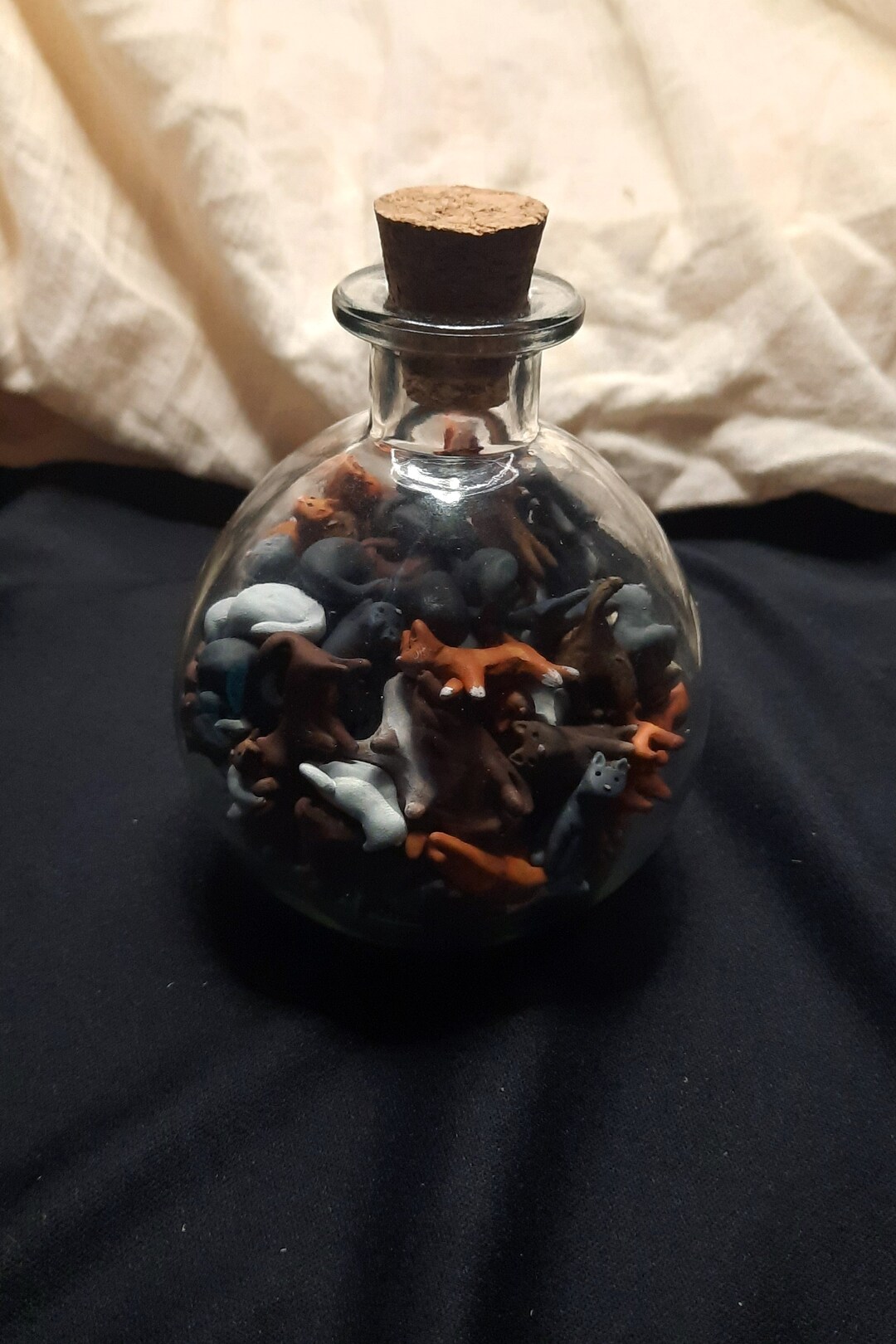 Whisker Elixir Potion Bottle OOAK Hand Made Kitty Cat Sculptures - Etsy