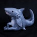 Great little White Shark Hand Made Clay OOAK Sculpture - Etsy
