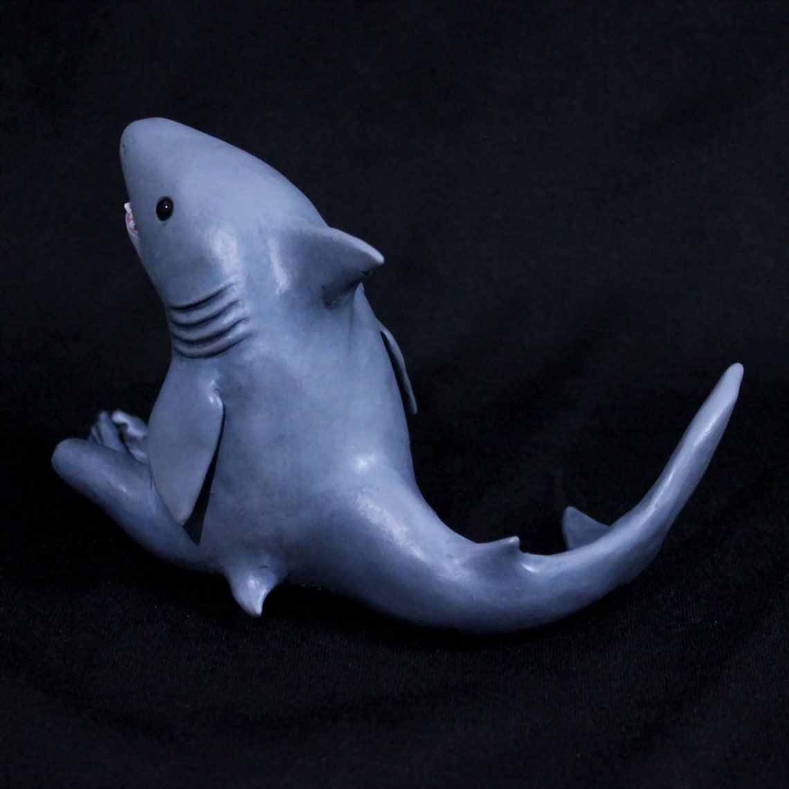 Great little White Shark Hand Made Clay OOAK Sculpture - Etsy