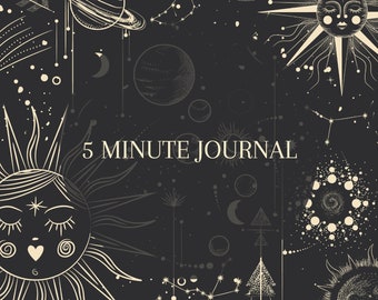 5-minute Daily Journal (digital Download) - Etsy