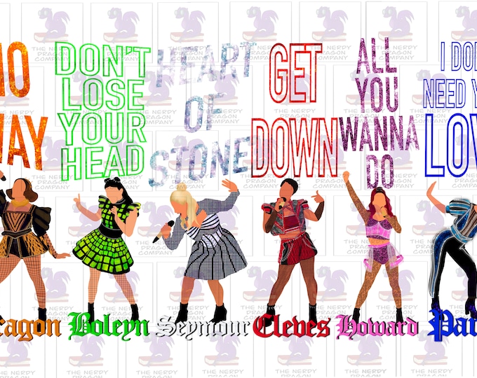 SIX the Musical - 2 Designs - Etsy