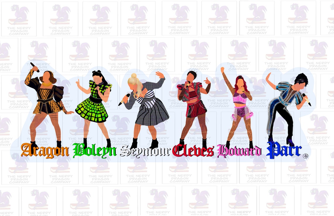 SIX the Musical - 2 Designs - Etsy