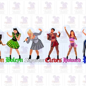 SIX the Musical - 2 Designs - Etsy