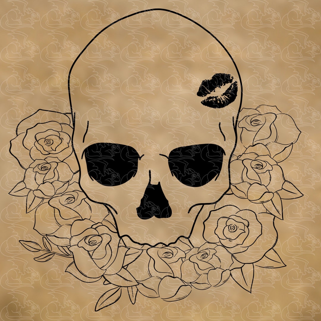 Skull Tattoo Flash Sheet - Etsy