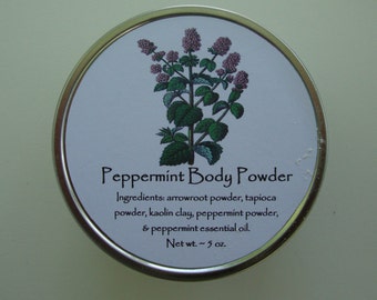 Scented body powder | Etsy