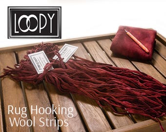 Rug Hooking Wool Strips - Etsy