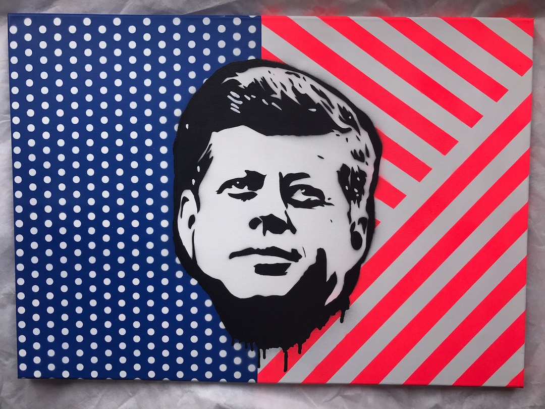 JFK American Dream Red White and Blue - Etsy