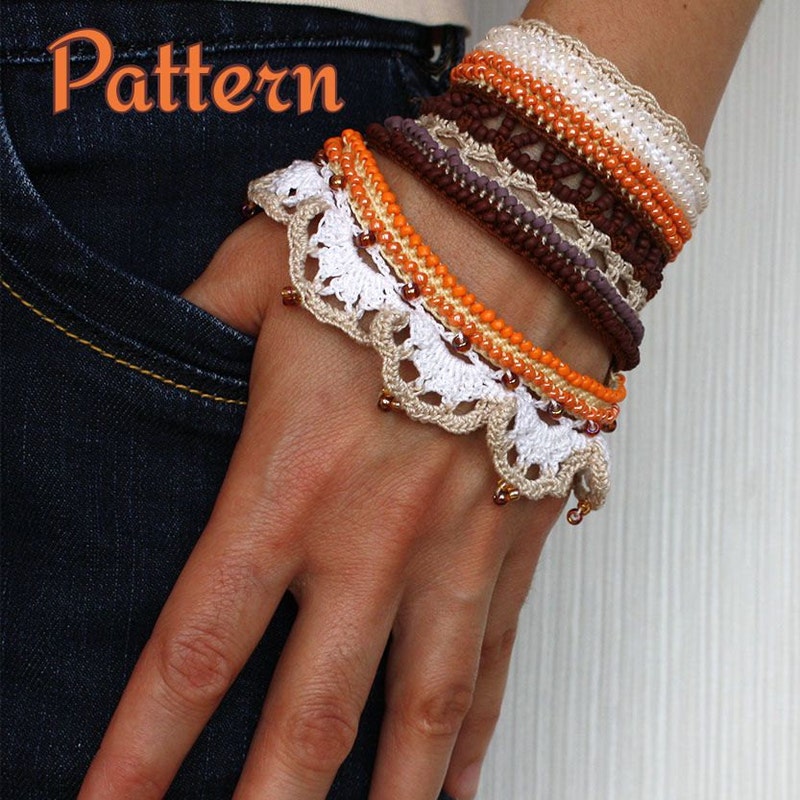 Crochet Bracelet - Etsy UK